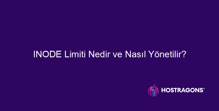 INODE Limiti Nedir Ve Nasıl Yönetilir? - Hostragons®