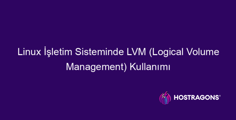 Uso de LVM (Gestión de volúmenes lógicos) en el sistema operativo Linux - Hostragons®