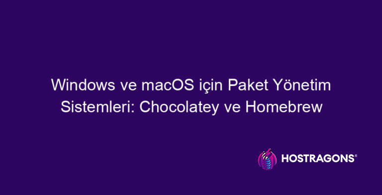 Package Management Systems For Windows And MacOS: Chocolatey And ...