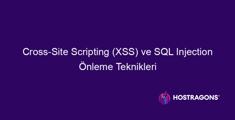 Cross-Site Scripting (XSS) and SQL Injection Prevention Techniques - Hostragons®