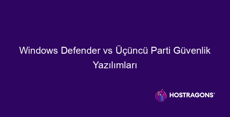 Windows Defender vs Third Party Security Software - Hostragons®
