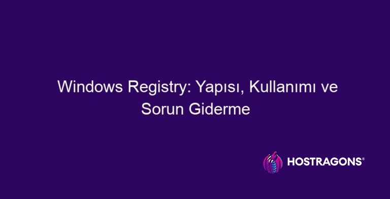 Windows Registry: Structure, Usage, and Troubleshooting - Hostragons®